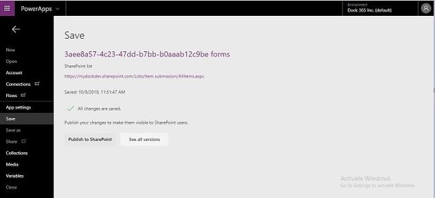 How to Create a PowerApp using SharePoint List?